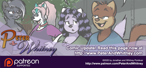 Peter & Whitney: Comic #45: The Haunted Cafe